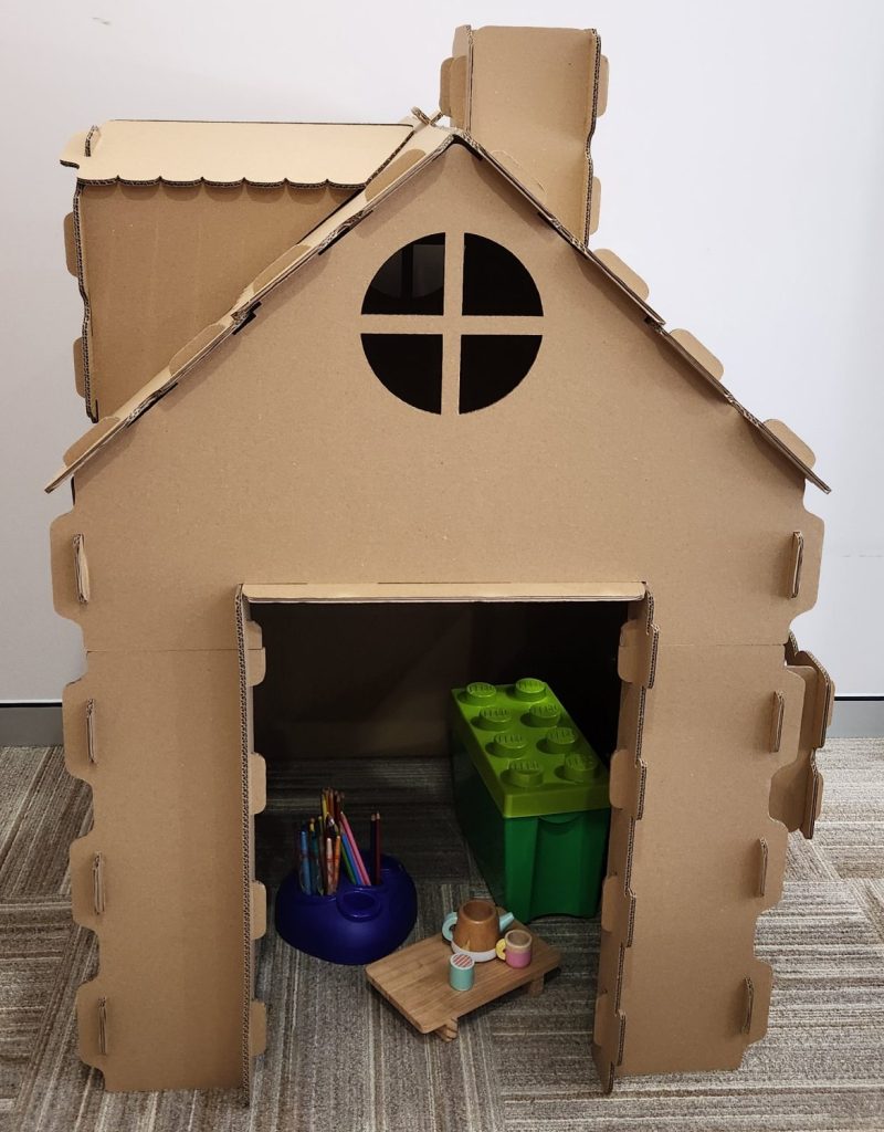 Children's Cardboard Indoor Cubby House - HD Cardboards