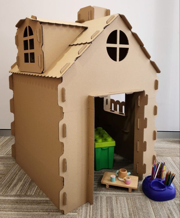 Children's Cardboard Indoor Cubby House - HD Cardboards